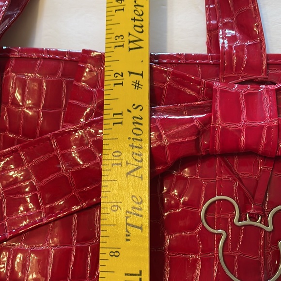 Disney | Bags | Disney Mickey Mouse Resort Red Crocs Pattern Large Tote ...